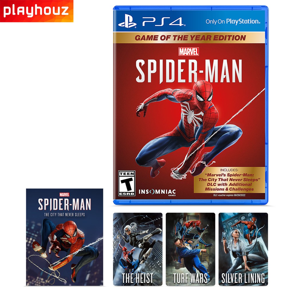 PS4 MARVEL'S SPIDER-MAN | Game Of The Year GOTY Edition (Eng-Chi) 蜘蛛侠 ...