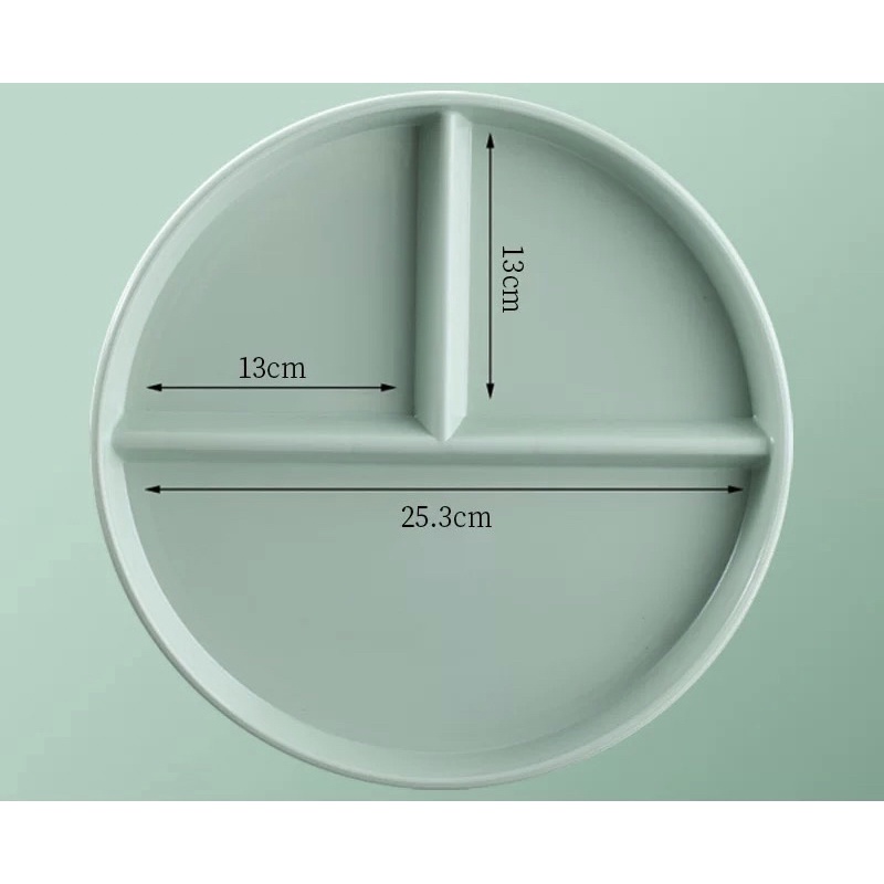 Pinggan Suku Suku Separuh Pinggan Diet Pinggan DSSS Portion Plate ...