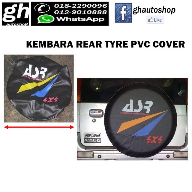 PERODUA KEMBARA rear tyre pvc cover | Shopee Malaysia