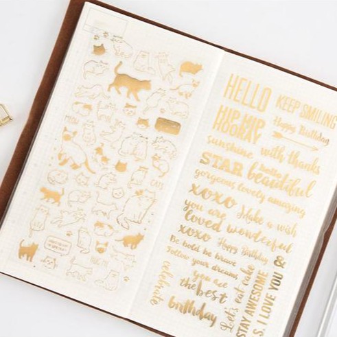 Animal Diary Twinkle Sticker Decals Vintage Stationery Stickers ...