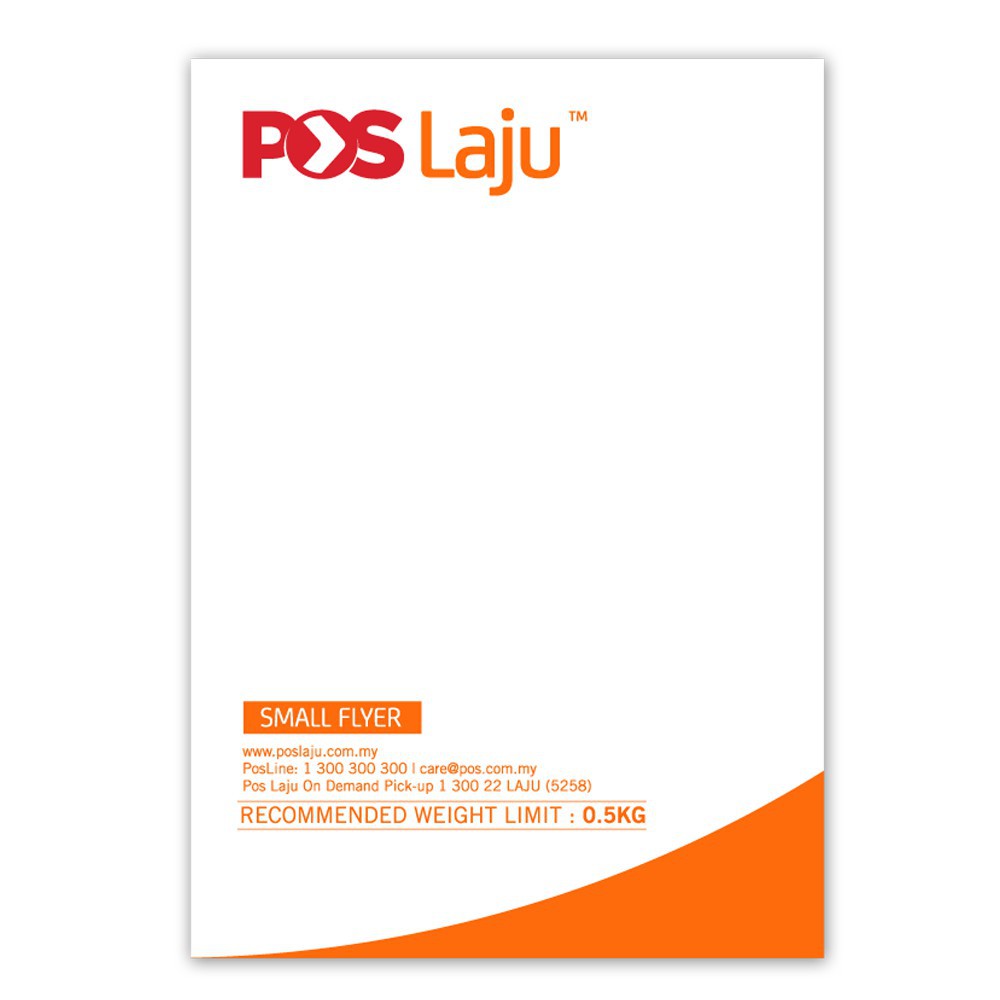 Pos Laju Courier Parcel Flyer Bag Size S (50s) | Shopee Malaysia