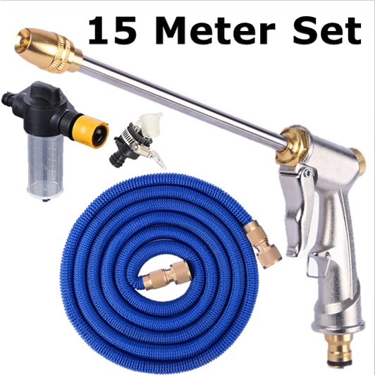 Magic Hose Pipe High Pressure Car Wash Water Spray Gun Set Expandable ...