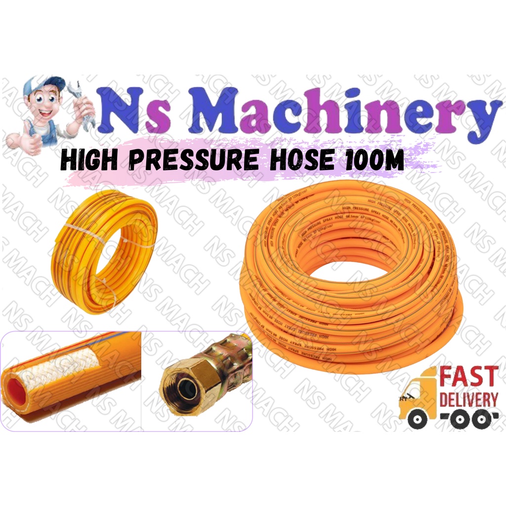Senco Japan 100m High Pressure Hose 8.5mm For Compressors Air Chemical ...
