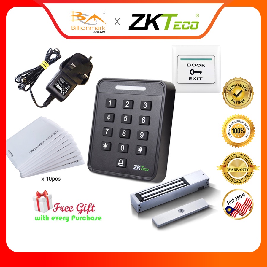 ZKTeco SA40B Door Access Control System Package Standalone RFID & Password | Billionmark ...