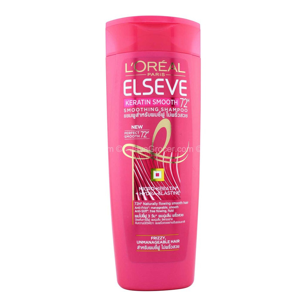 LOREAL ELSEVE KERATIN SHAMPOO 330ML | Shopee Malaysia