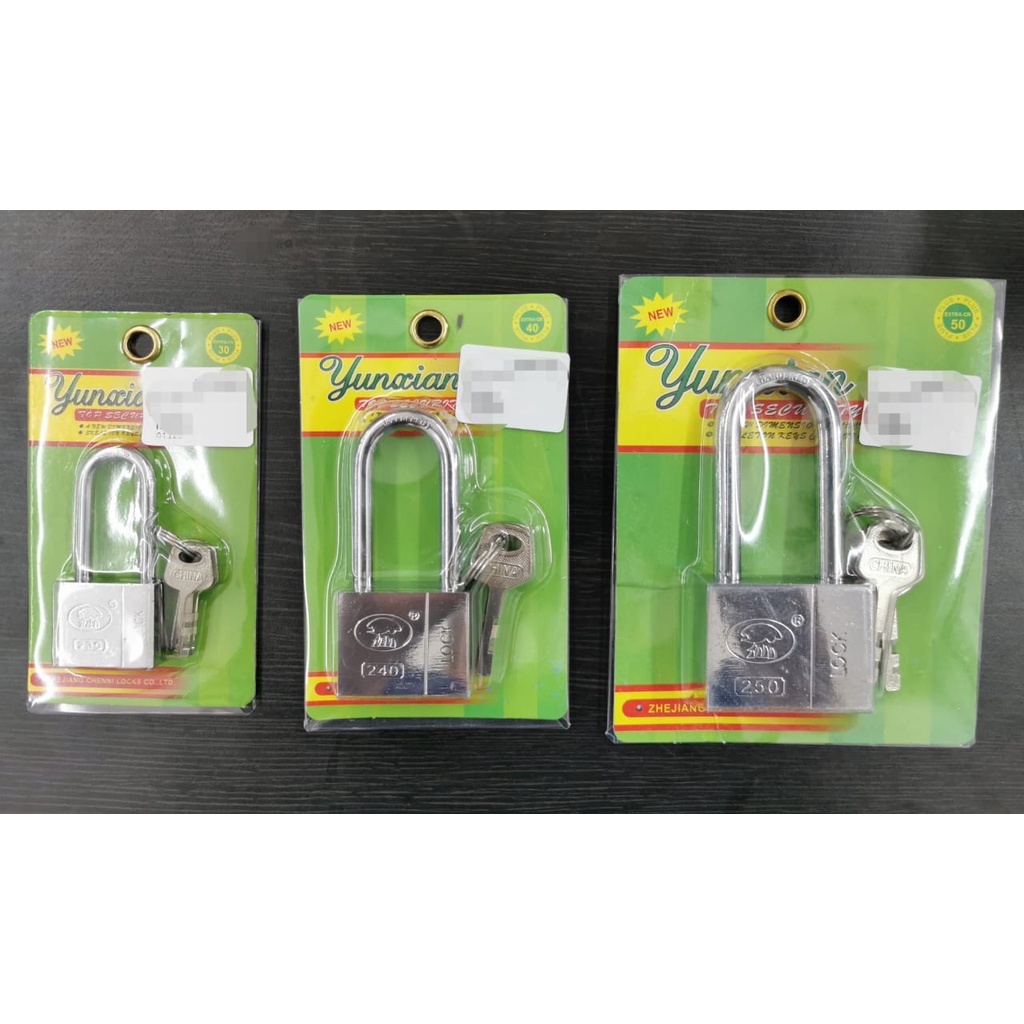 Long Brass Padlock Heavy Duty Security Padlock (30mm / 40mm / 50mm ...