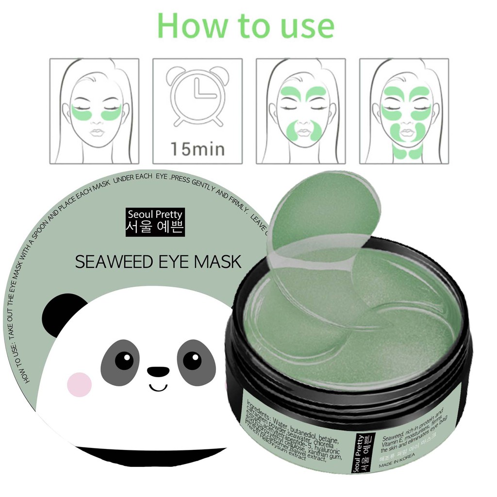 Eye Mask Hydrogel with Seaweed Nutrients Restores Youthful Eyes and ...