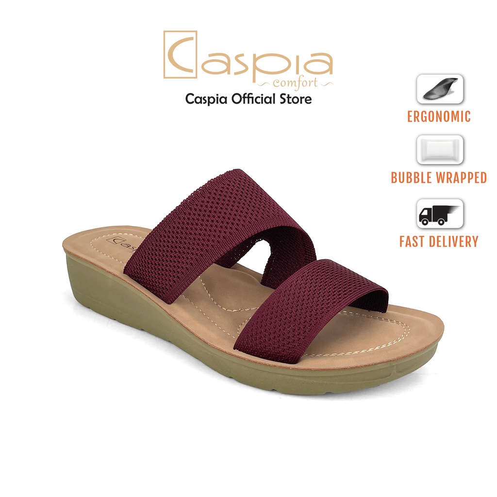 Caspia Ladies Comfort Sandal CW-136 | Shopee Malaysia