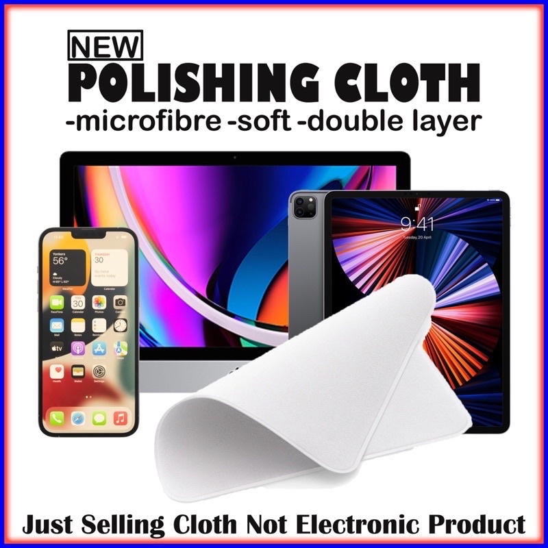 Microfiber Polishing Polish Cloth Cleaning Kit Cloth Screen Cleaning ...