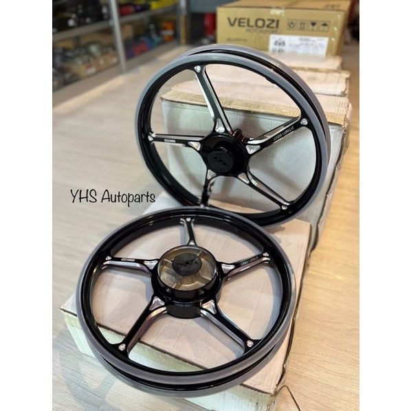 Enkei Sport Rim FG511 LC135 Black Colour Size 1.6/1.6 Bunga Terbalik ...