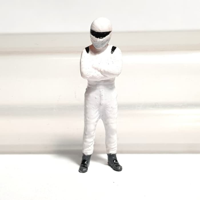 Figure The Stig race driver Scale 1/64 diorama miniature - painted ...