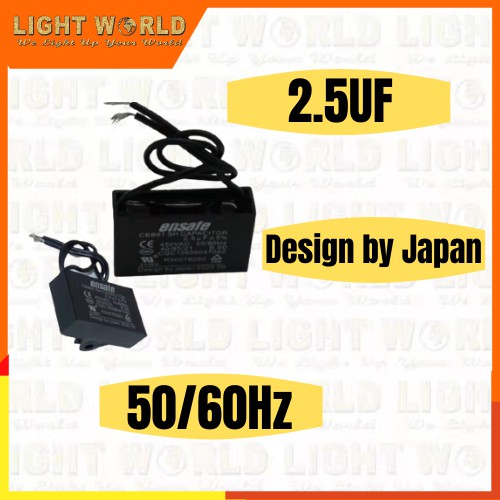 Ceiling Fan Capacitor 2.5uf For Deka KDK Panasonic Alpha Khind Midea ...