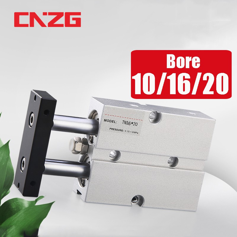 TN Type Cylinder Air Bore 10/16/20mm Double Rod Pneumatic Small ...