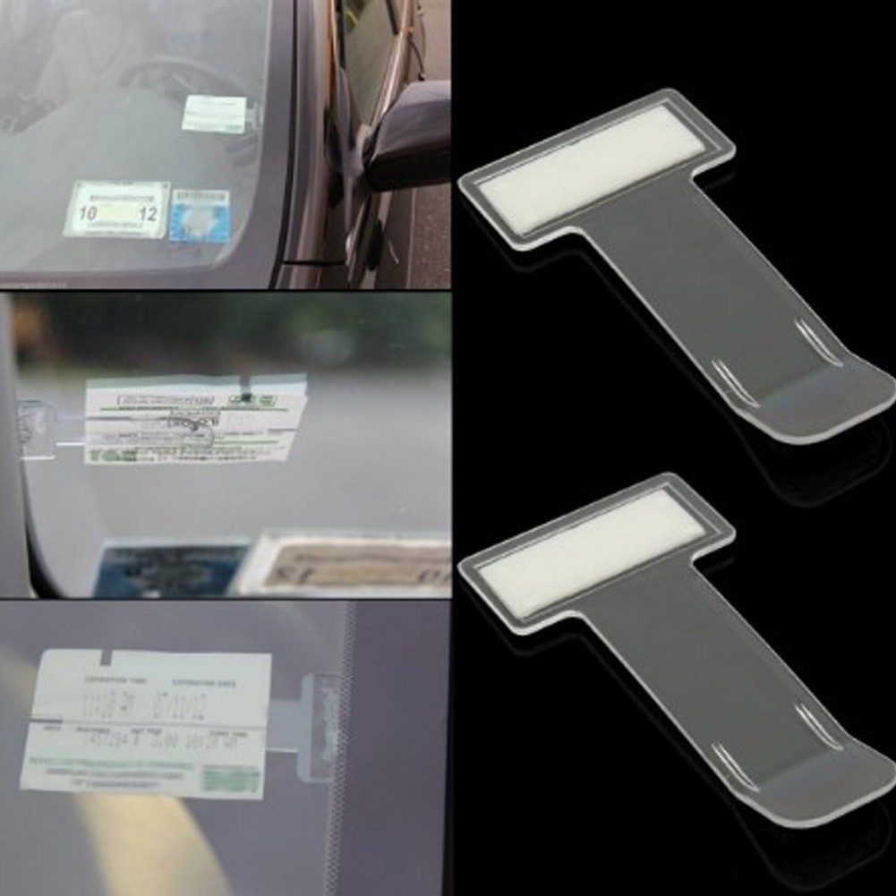 Car Offroad Windscreen Windshield Parking Ticket Permit Holder Clip ...