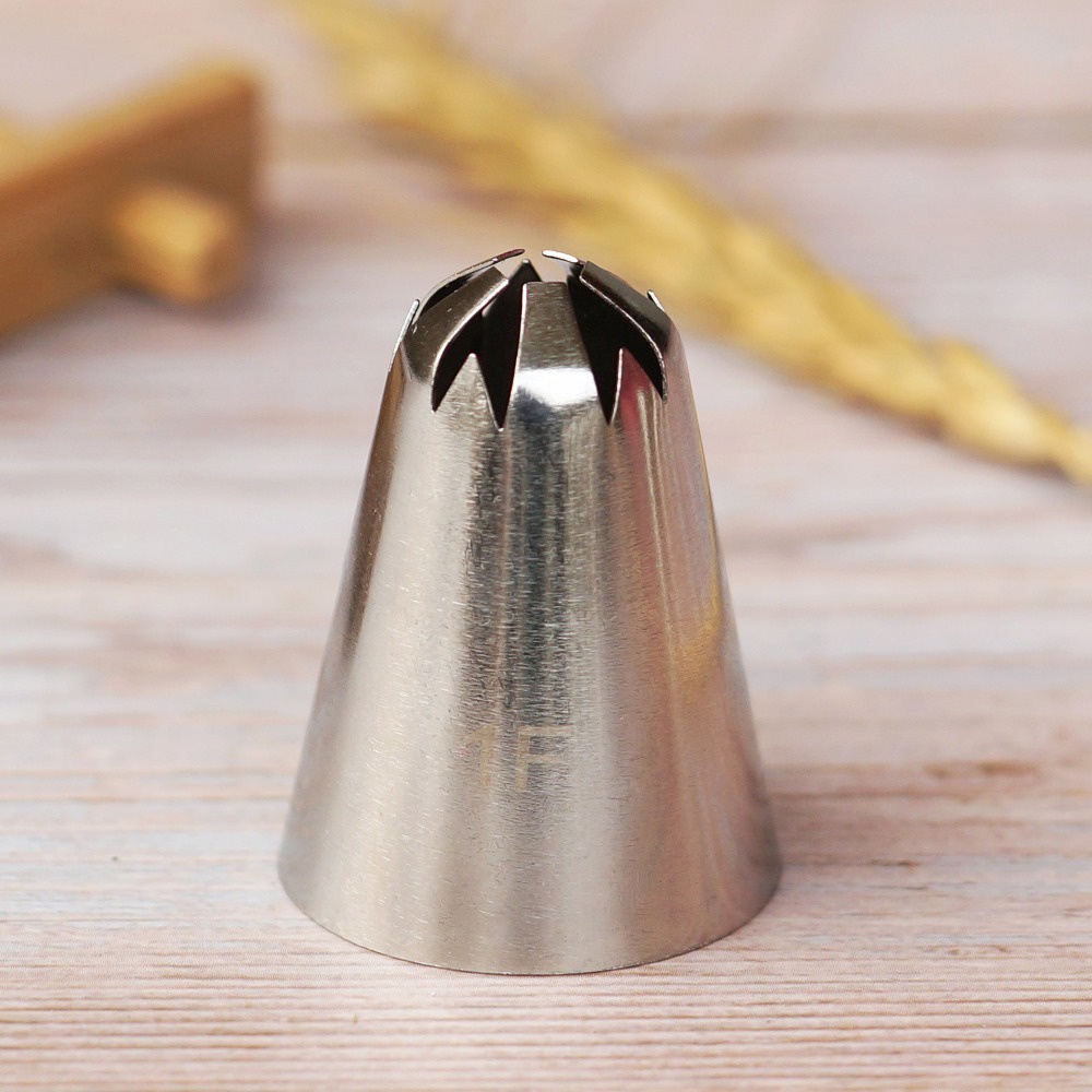 #1F Piping Nozzle Cake Decorating Drop Flowers Cream Pastry Cupcake ...