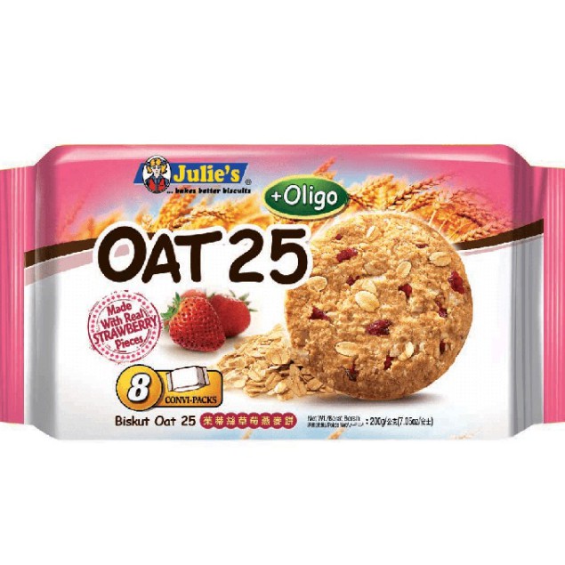 Julie's Oat 25 Strawberry 200g | Shopee Malaysia