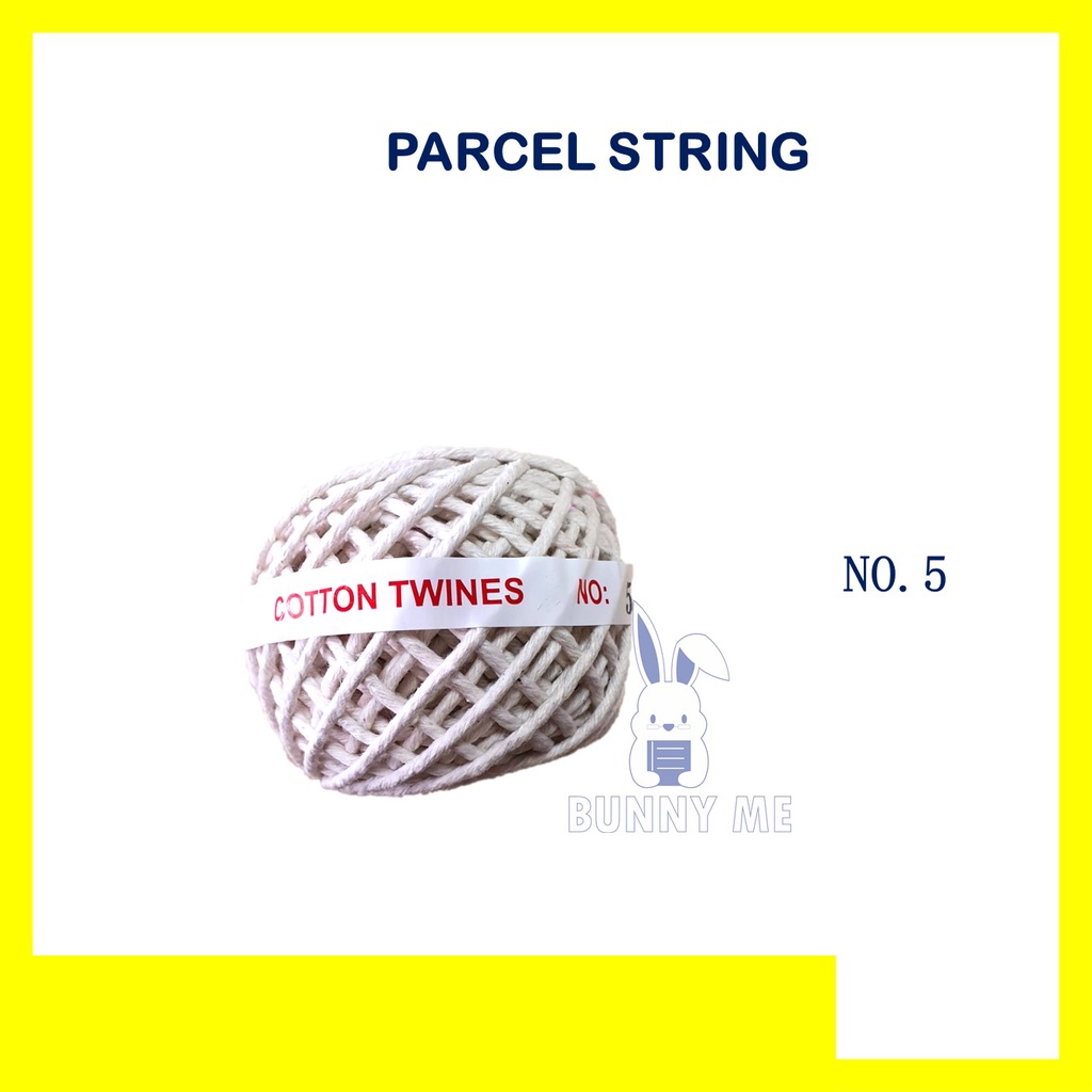 Cotton Twines White Parcel String Tali Pos Bungkusan Putih | Shopee ...