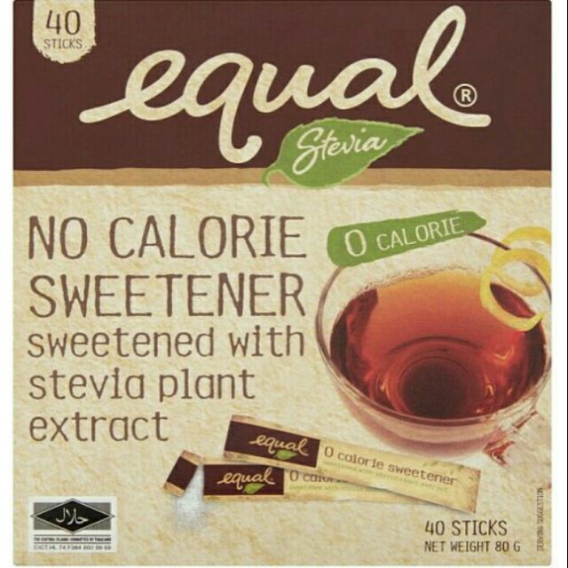 Equal No Calorie Sweetener ( 40 Sticks/ 80g) | Shopee Malaysia