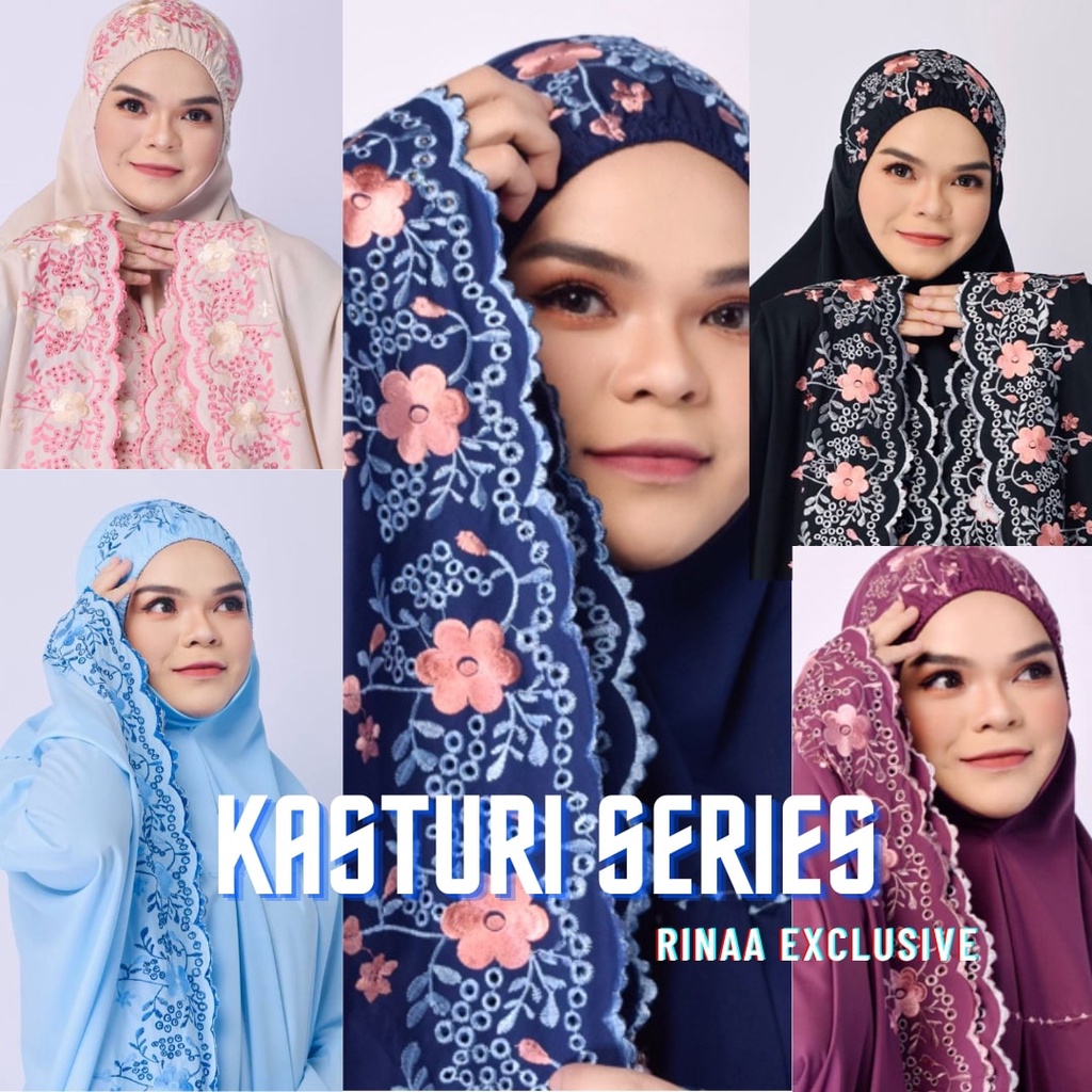 Telekung Cotton Premium/ Telekung Dewasa Cotton/ Telekung Kasturi ...