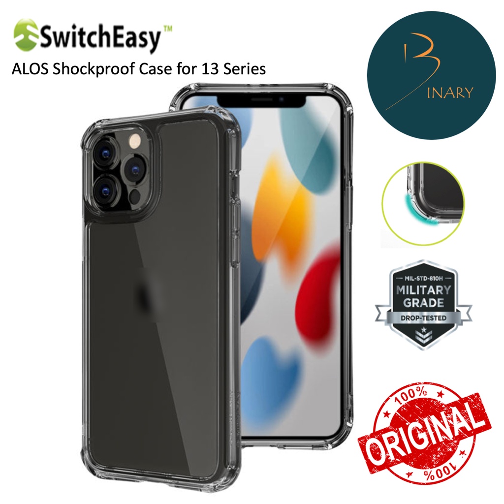 SwitchEasy Alos Military Grade Protection Case for Phone 13 Mini / 13 / 13 Pro / 13 Pro Max ...