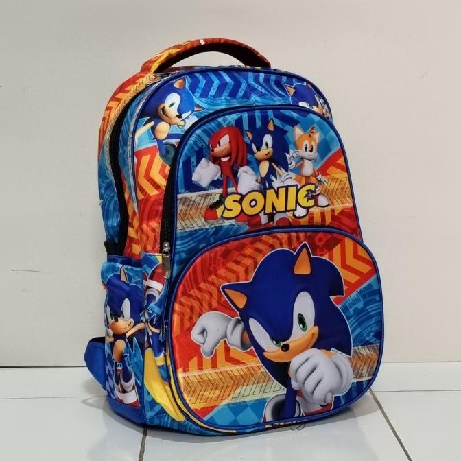 Sonic Shadow Amy Tails Hedgehog 18" Elementary School Backpack (3 ...