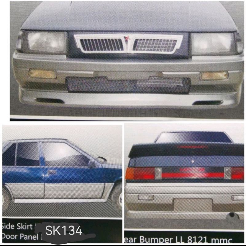 SAGA Sedan MMC Body Kit ( FB48 F/Bumper, SK134 VR4 D/Panel, RB34 R ...
