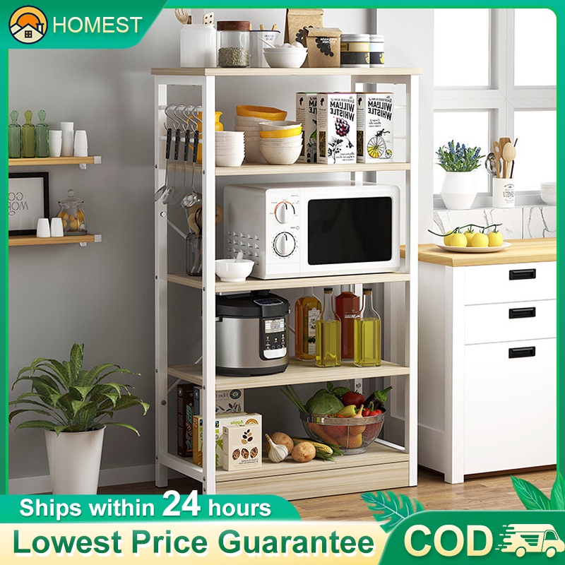 HM【READY STOCK】4/5Tier multifunctional shelf storage shelf kitchen ...