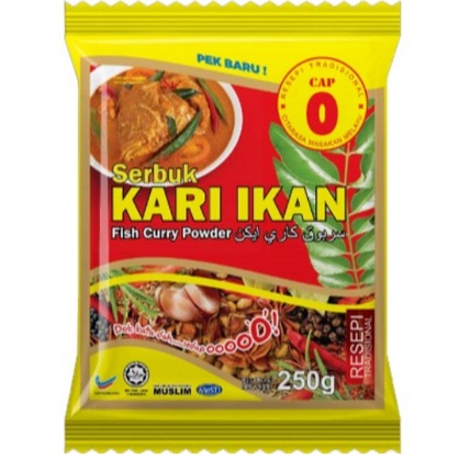 250g Serbuk Kari Ikan Cap O Fish Curry Powder BB 2023 | Shopee Malaysia