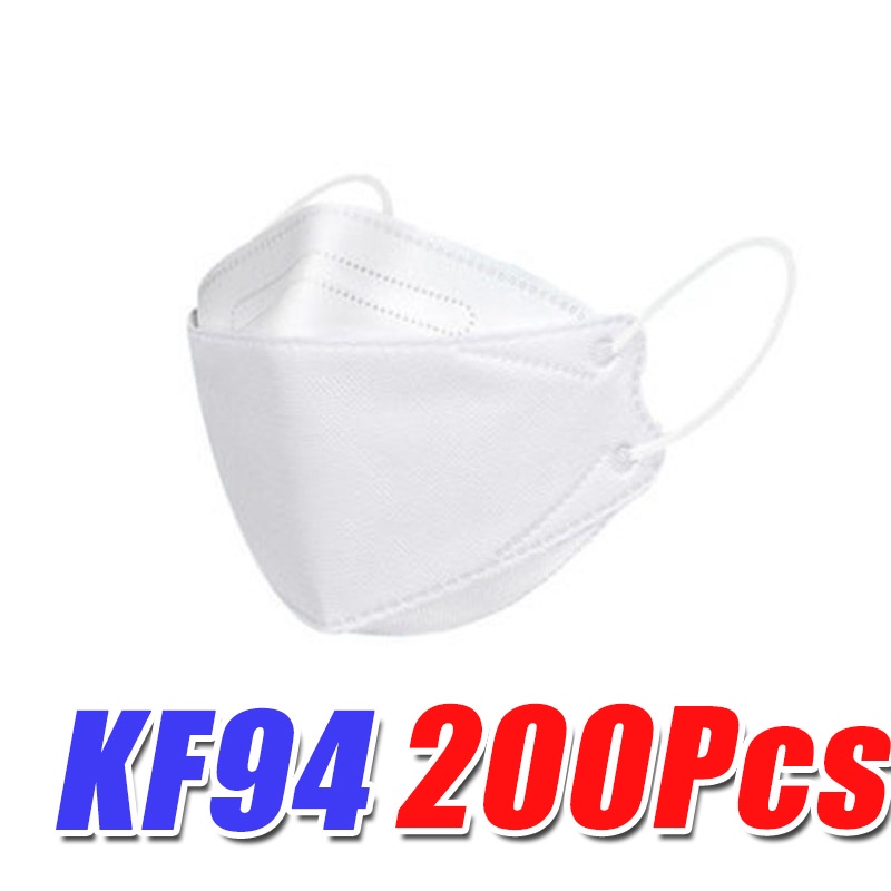 200pcs Kf94 Mask 4 Layer Korean Style Face Mask Original korean face ...