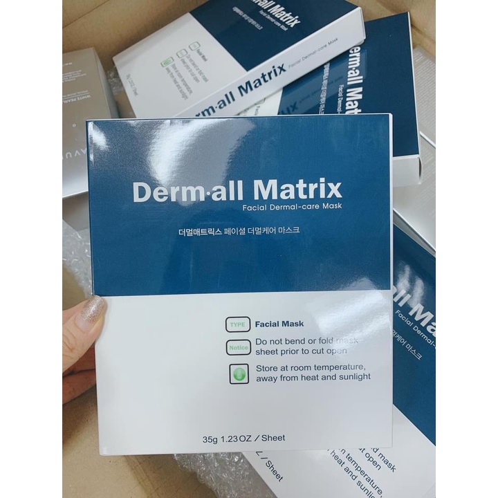 DERMA.ALL MATRIX Facial Dermal-care Mask | Shopee Malaysia