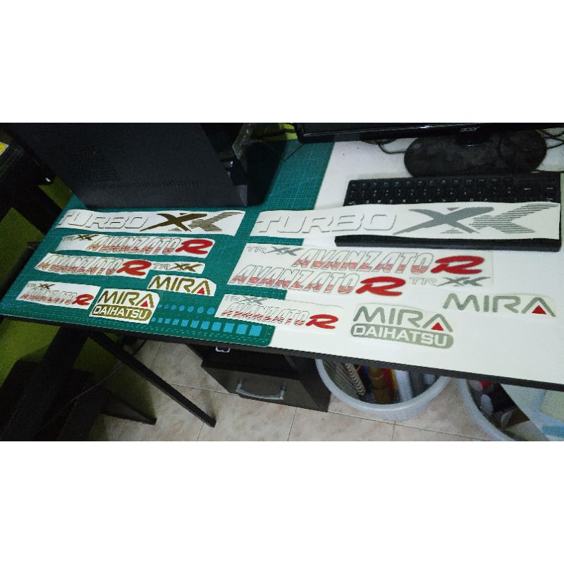 STICKER MIRA AVANZATO L2S L200S COMPLETE SET | Shopee Malaysia