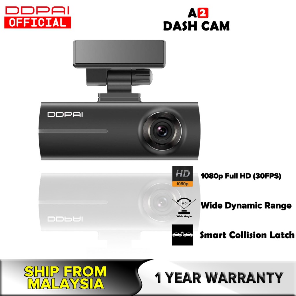 DDPai A2 Dash Cam Wifi 1080P HD Built-in IPS Car DVR Dash Camera Auto ...