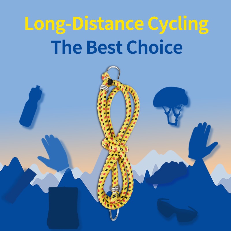 ROCKBROS Bike Rack Rope Colorful Bicycle Bag Fixing String Strong Tough ...