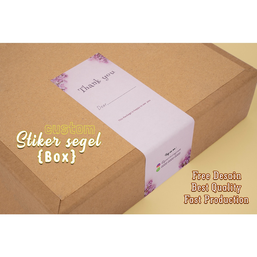 Custom Sticker Label Box/Sticker Packaging/Sticker Seal Packaging ...