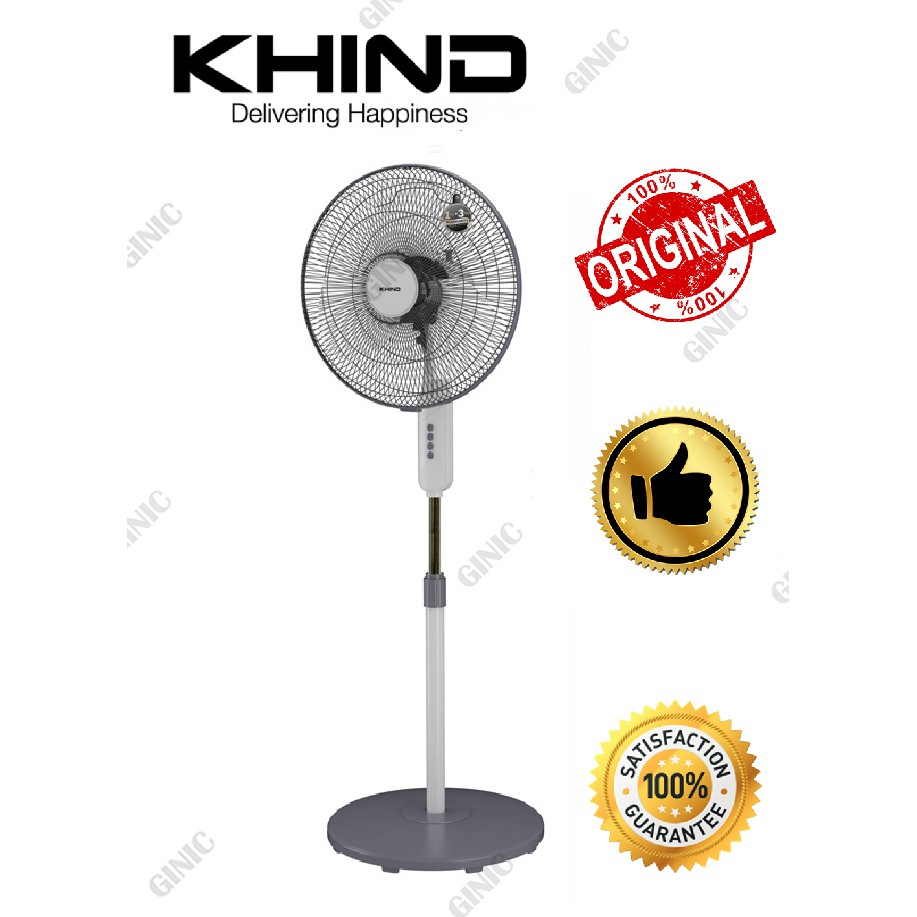KHIND 16" STAND FAN SF1682-SE (WINTER GREY) | Shopee Malaysia