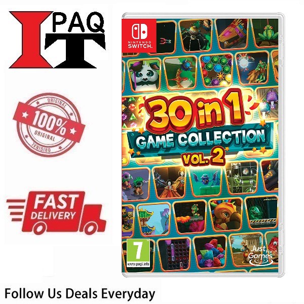 Nintendo Switch 30 In 1 Game Collection Vol.2 | Volume 2 (Code In A Box ...