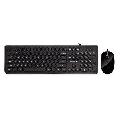 Warwolf KM - 715 Wired Desktop Keyboard Mouse Combo 104 Keys (BLACK ...