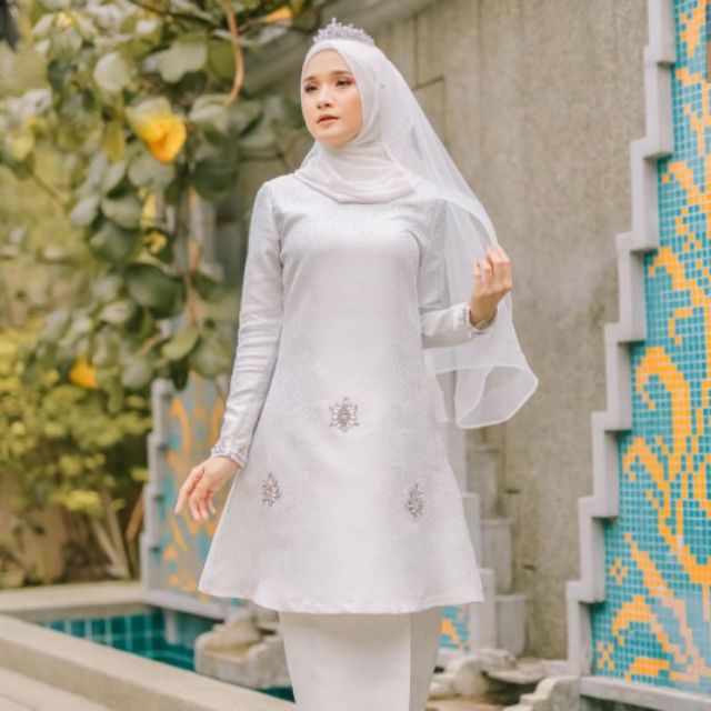 VEIL READY STOCK ‼️ POSTAGE FROM MALAYSIA ‼️ 1 METER LABUH 2 INCI FULL ...