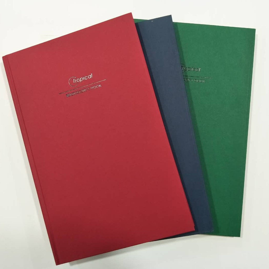 Tropical F4 Hard Cover 3 Columns Foolscap Book Manuscript /Buku Log ...