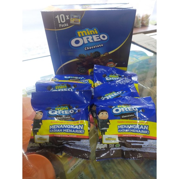 Oreo mini sachet 2 thousand in a box of 10 pcs | Shopee Malaysia