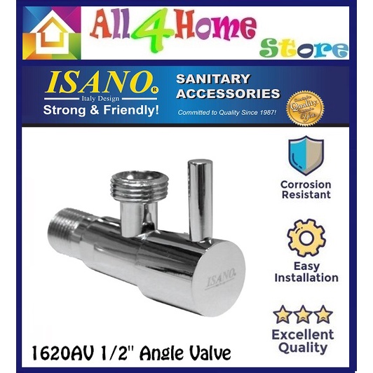 ISANO Brass Angle Valve Faucet Angle Valve 1620AV | Shopee Malaysia