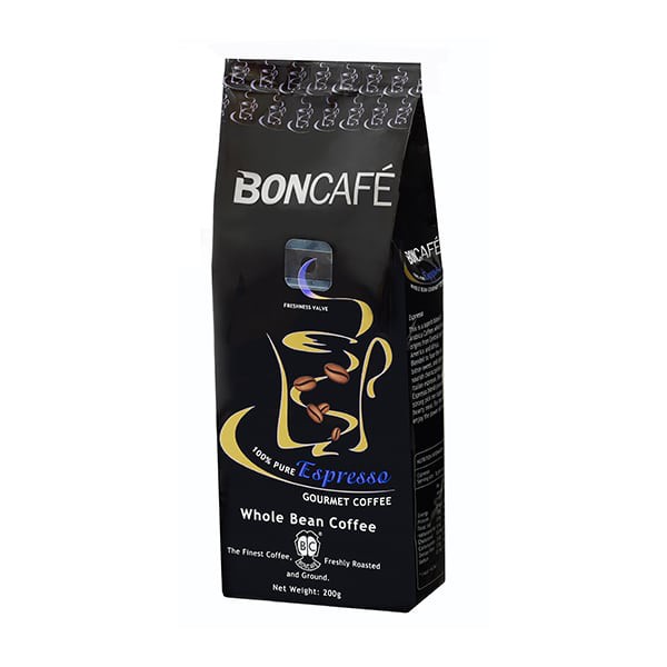 Boncafe 100% Pure Expresso Gourmet Coffee 200g (Whole Bean Coffee) | Shopee Malaysia