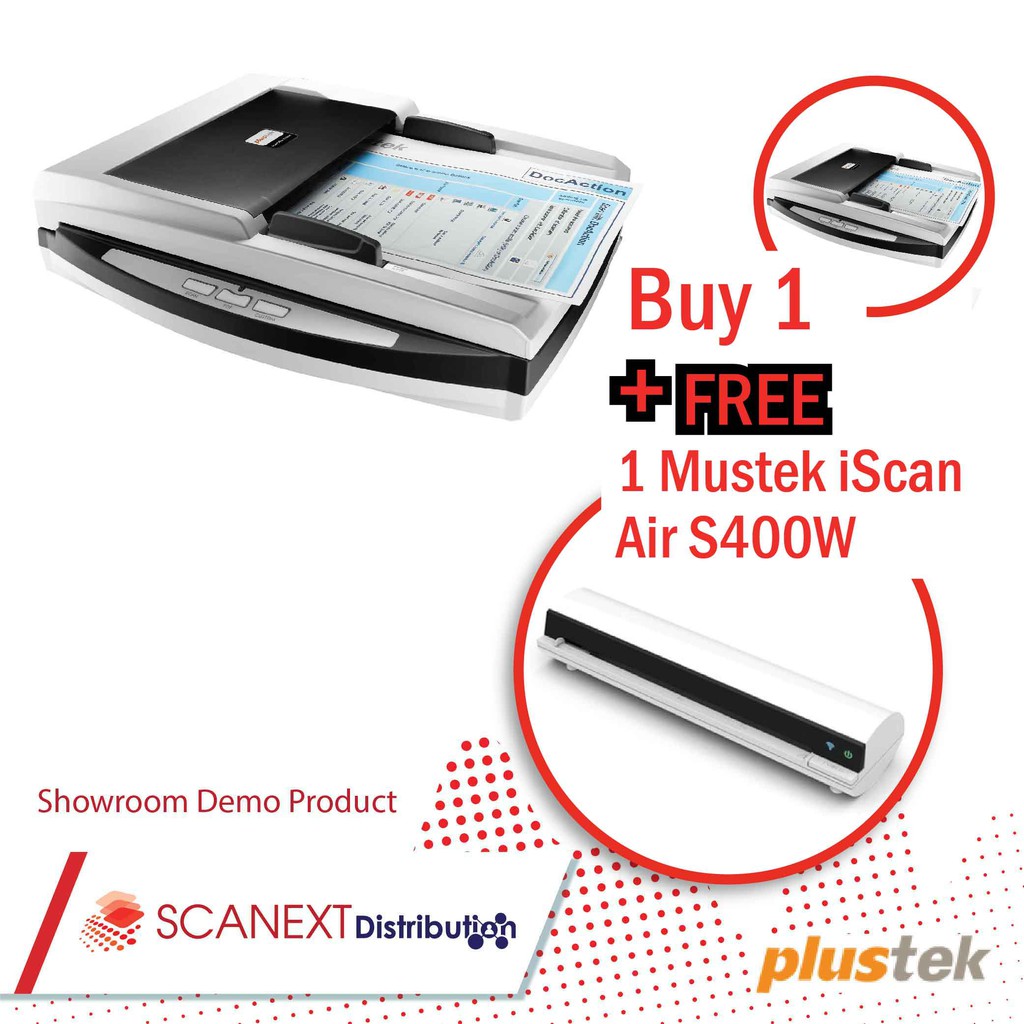 Book Document Auto Document Feeder Flatbed A4 Scanner Plustek ...