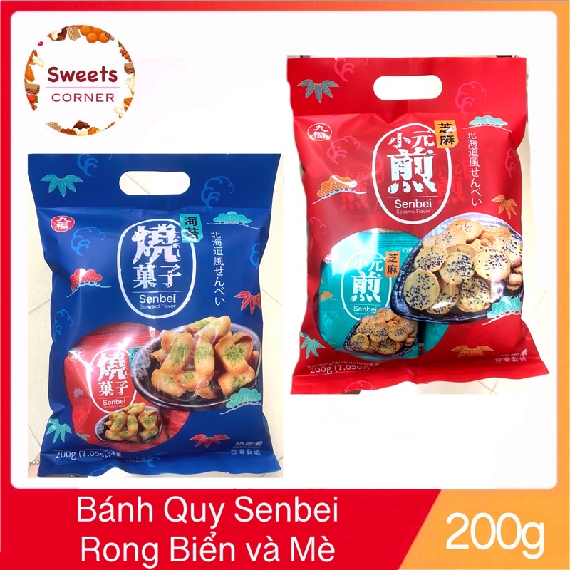 Senbei Taiwanese Seaweed and Sesame Cookies (2 types) | Shopee Malaysia