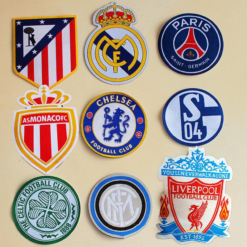 Football Club Logo Paris Milan Juventus Chelsea Iron On Clothiing ...