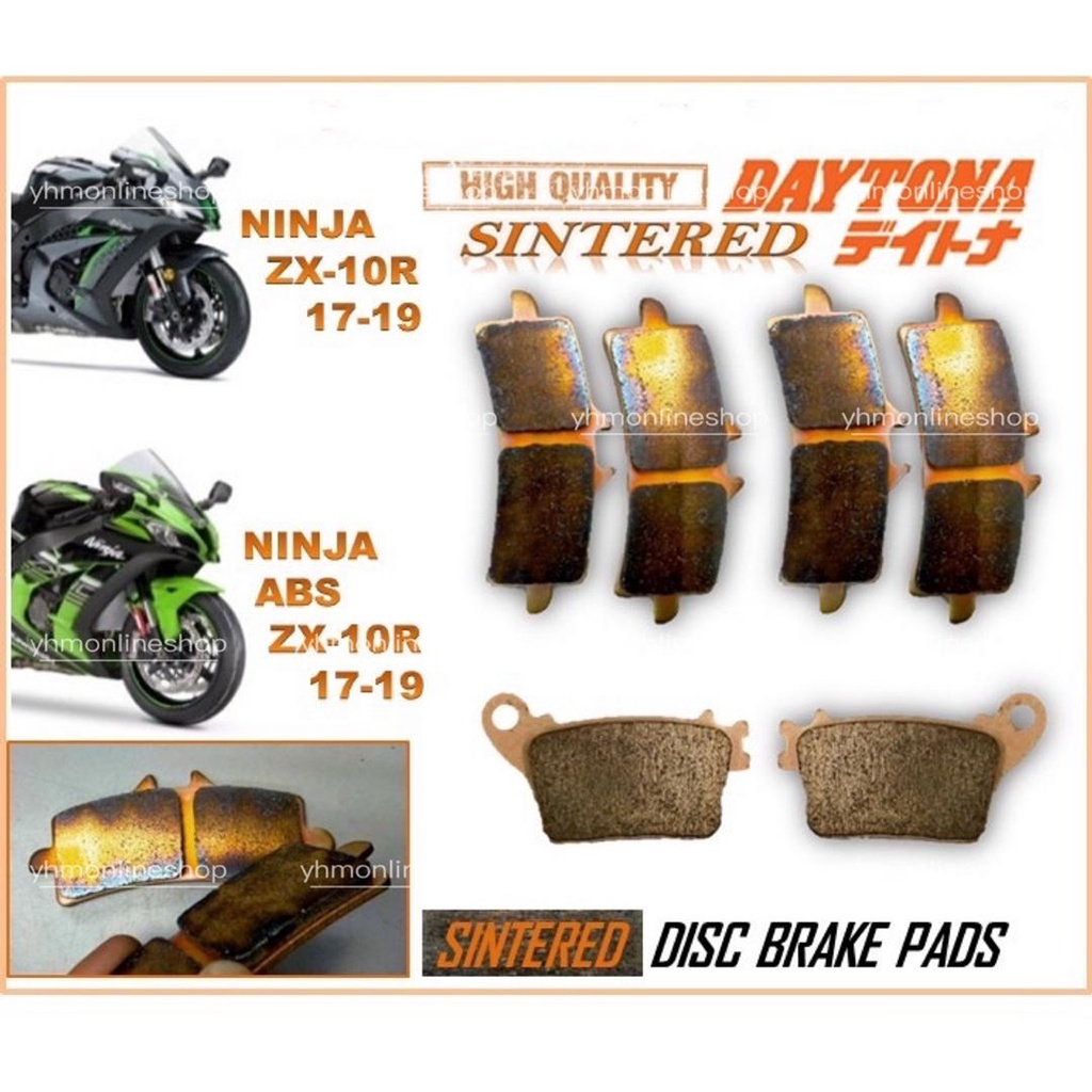 Kawasaki Disc Brake Pads Ninja Zx10r 2017 2019 Sintered Long Life