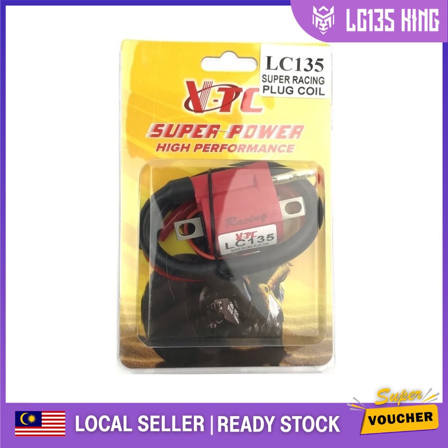 YAMAHA LC 135LC LC135 V1 V2 V3 V4 V5 V6 SUPER RACING COIL PLUG IGNITION ...