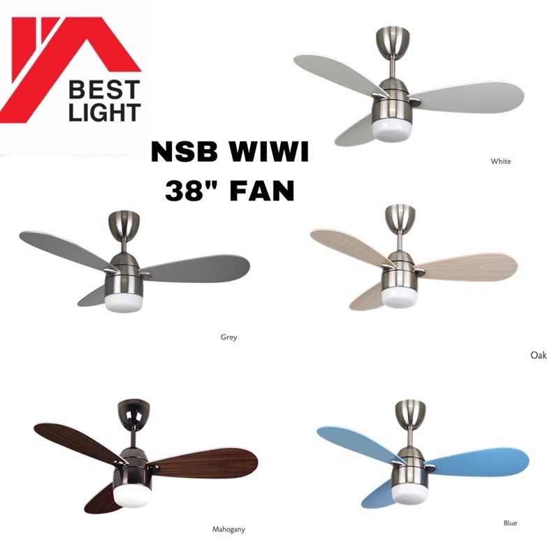 NSB Wiwi 38” Ceiling Fan (With 11W Led) | Shopee Malaysia
