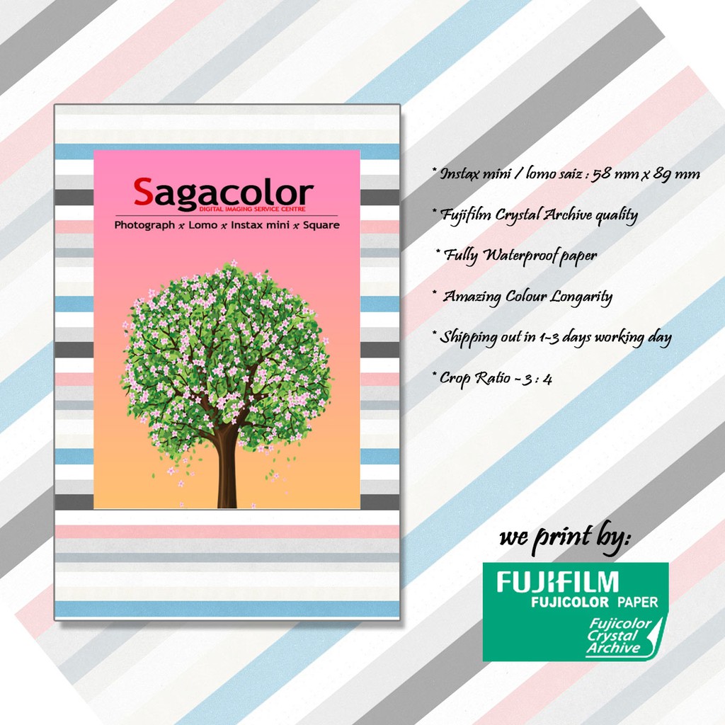 Lomo Print @ Saiz(10-100 pcs)( Liner 2 Frame) | Shopee Malaysia