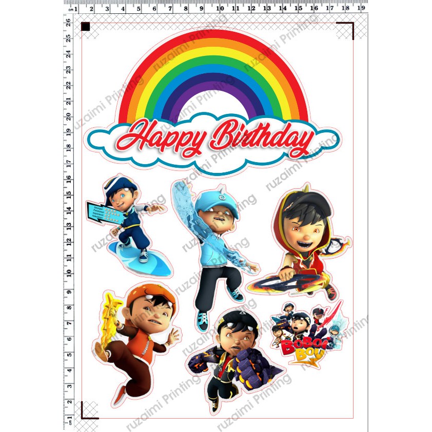 Boboiboy Cake Topper 019 | Shopee Malaysia